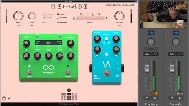 Плагин для гитары Archetype： Cory Wong от Neural DSP (для чистого звука)
