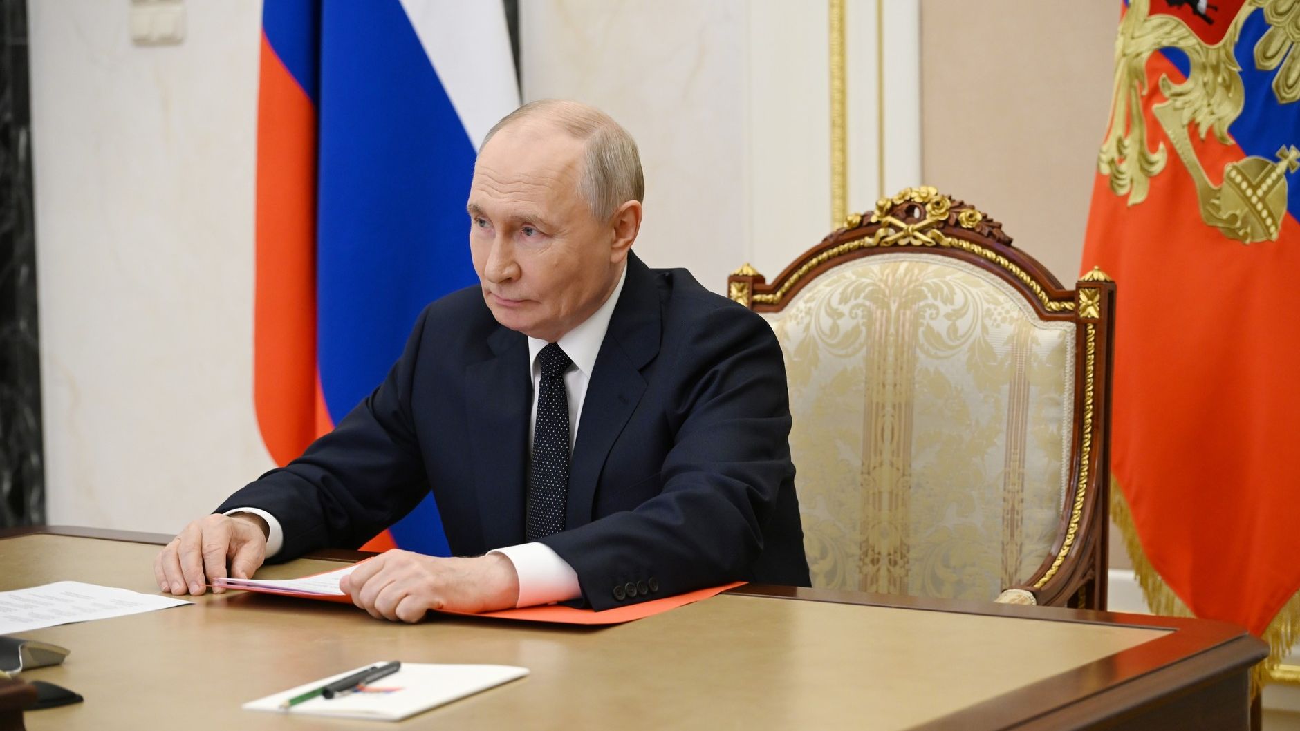 Владимир Путин провёл совещание с членами Совета Безопасности, Кремль, 10 июля 2026 года
