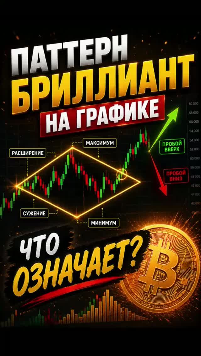 ПАТТЕРН БРИЛЛИАНТ НА ГРАФИКЕ? ЧТО ОЗНАЧАЕТ?
