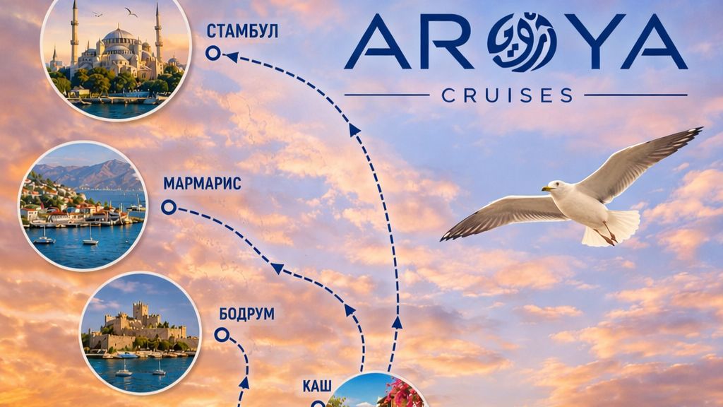 Aroya 5* — круиз из Стамбула без визы летом 2026 | от $541 за 7 дней