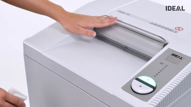 IDEAL - очистка датчика на шредере