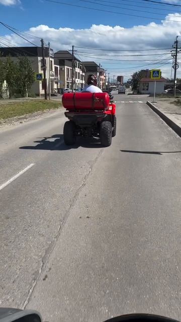 Отсутствие бензина на заправках уже затронуло квадроциклистов 😅 - Lack of gasoline at gas stations