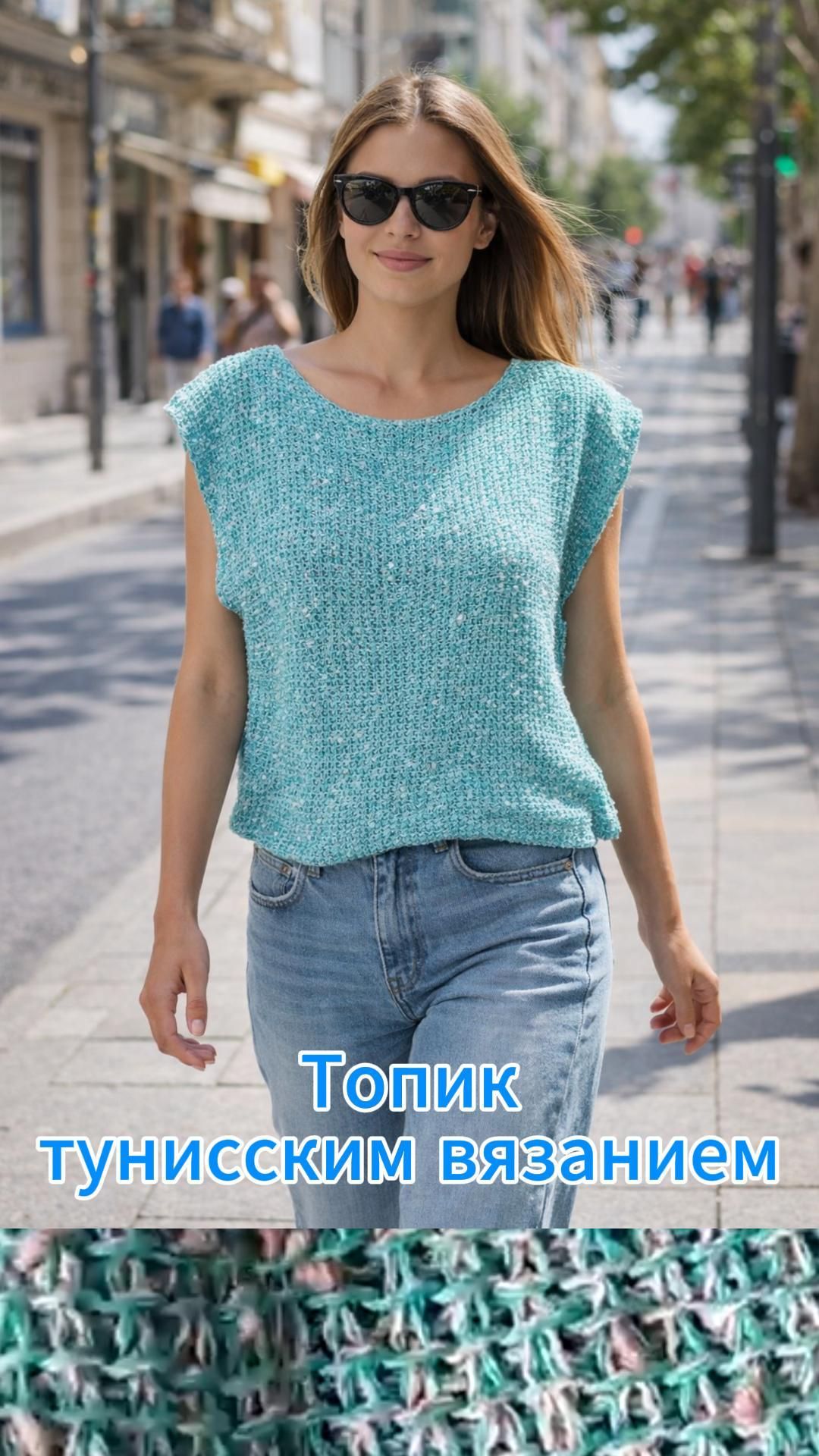 Техника тунисского вязания