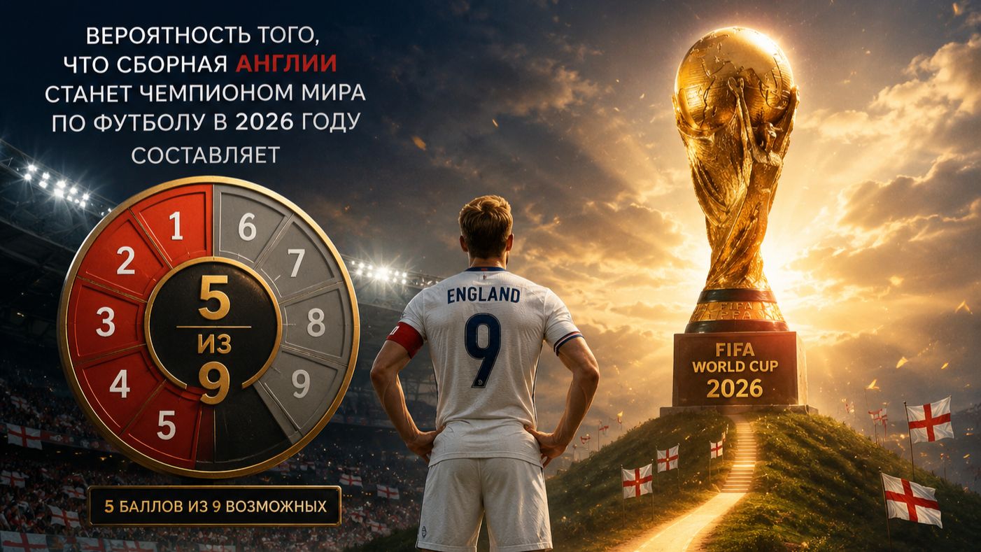 5 из 9: станет ли Англия чемпионом мира? Новый прогноз Леона Малина