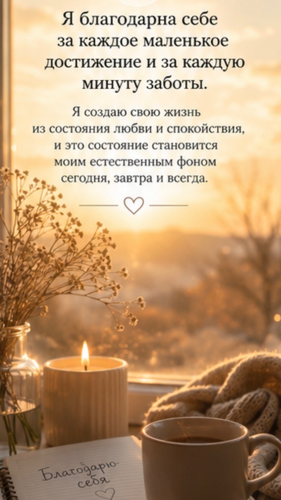 Аффирмация благодарности