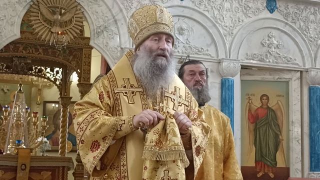 Проповедь владыки Гурия в День памяти апостолов Петра и Павла в Благовещенском соборе