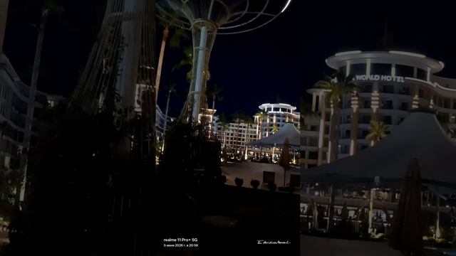 вечерняя прогулка в окрестностях отеля Azura World Türkler
