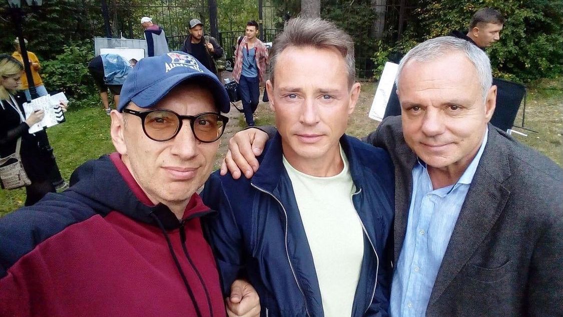 СЦЕНА ИЗ СЕРИАЛА "ДЕТЕКТИВ НА МИЛЛИОН" РЕЖ. ОЛЕГ ЛАРИН