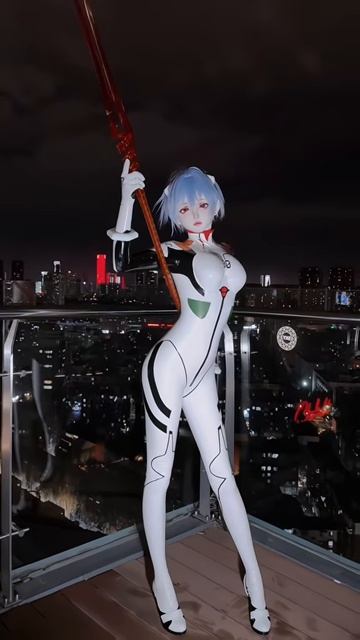 Кигуруми-косплэй Аянами Рэй. #anime #latex #cosplay #NGE #kigurumi #kigurumimask #kigurumidoll