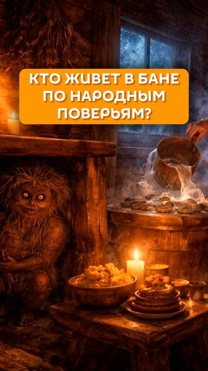Кто живет в бане по народным поверьям?
