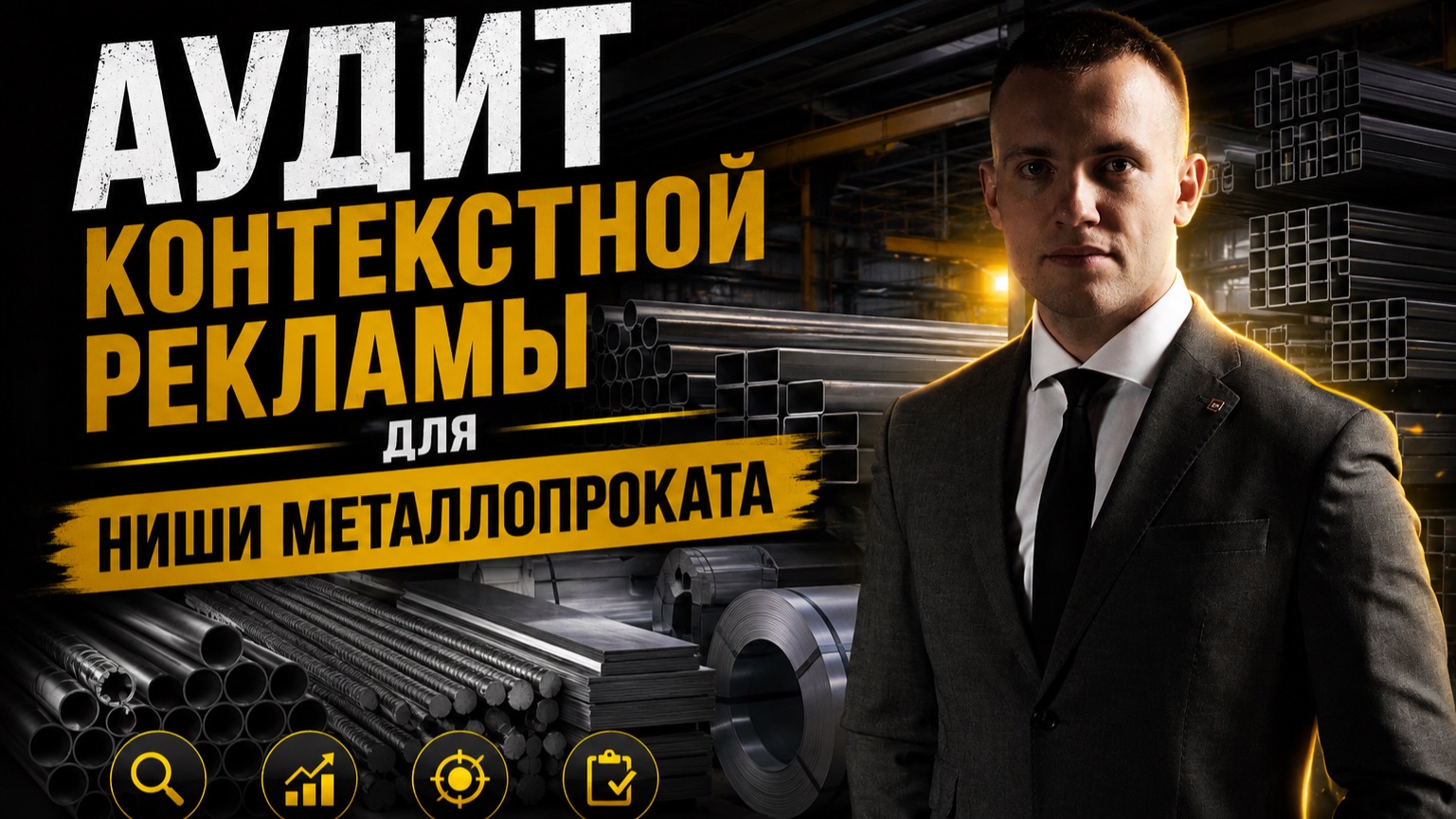 Аудит контекстной рекламы металлопроката.  Ферус