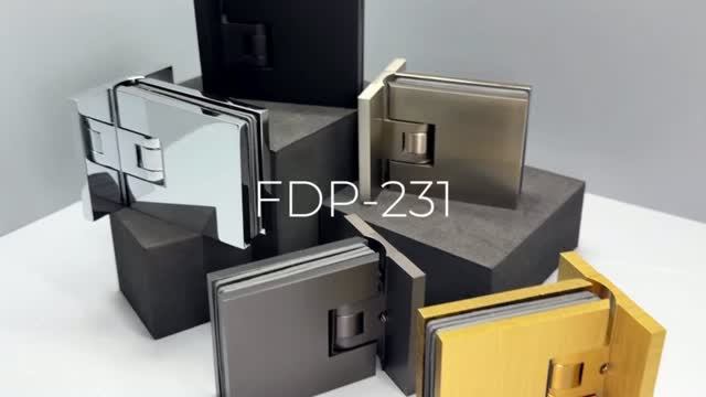 Петля Афродита FDP-231 стена-стекло с центральным креплением