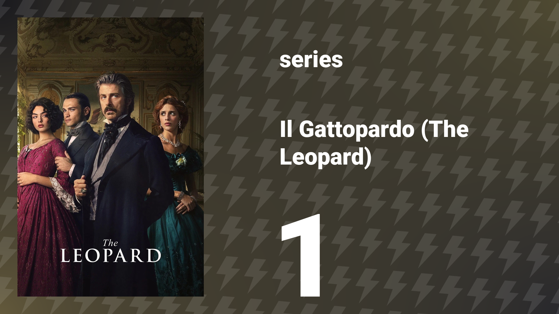 The Leopard episode 1 (series, 2025)