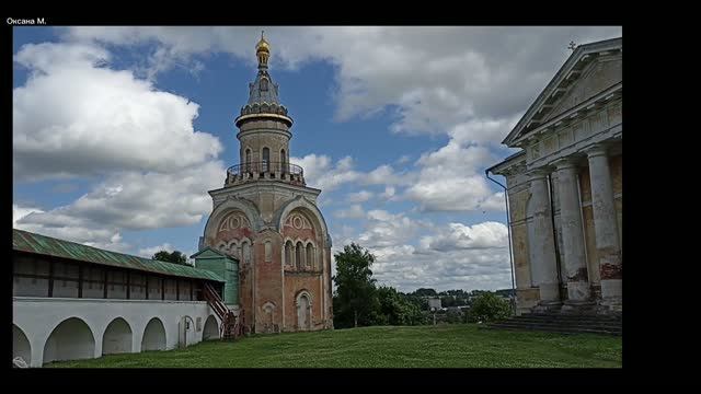Борисоглебский мужской монастырь . Город  Торжок.mp4