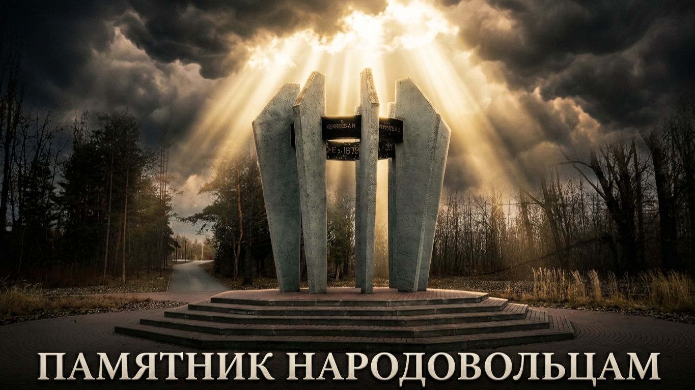 Памятник Народовольцам в Липецке 2025 Нижний парк.