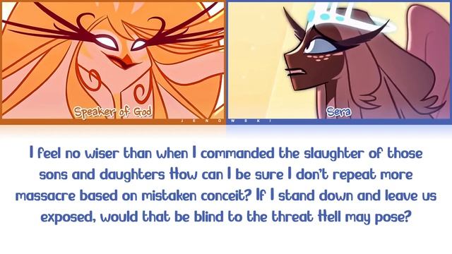 Hazbin Hotel - 'Sera's Confession' (Color Coded Lyrics) - Jenowski (1080p, h264)