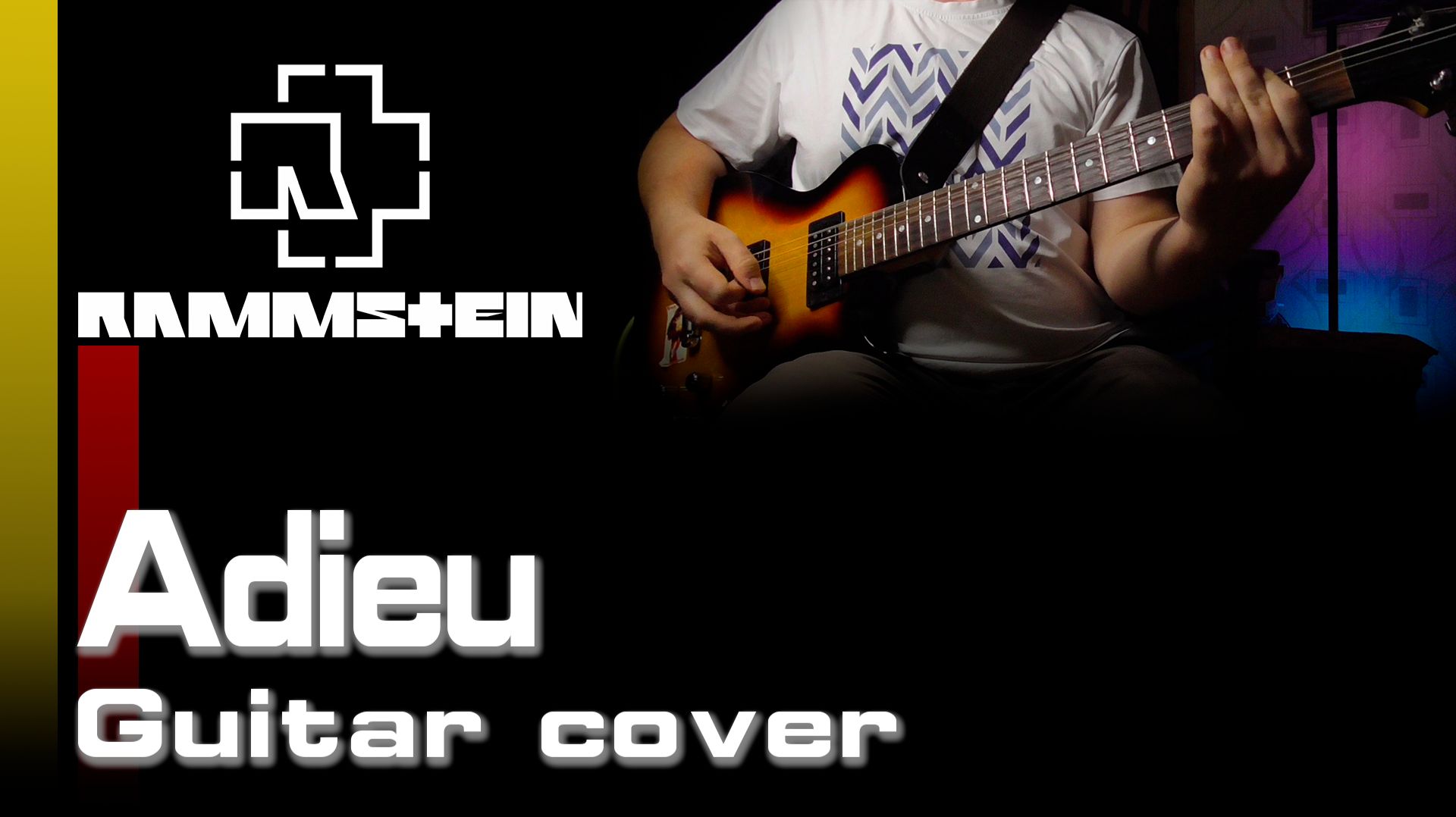 Rammstein - Adieu [Guitar cover]