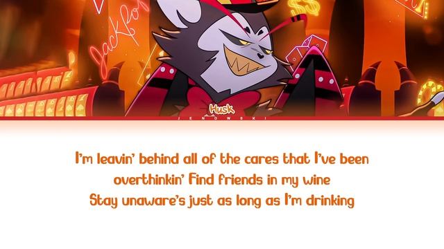 Hazbin Hotel - 'Love In A Bottle' (Color Coded Lyrics) - Jenowski (1080p, h264)