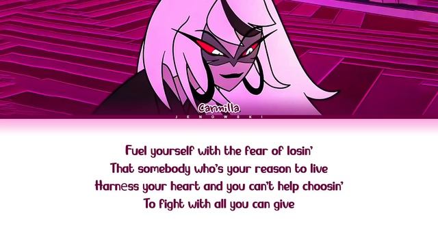 Hazbin Hotel - 'Out For Love' (Color Coded Lyrics) - Jenowski (1080p, h264)