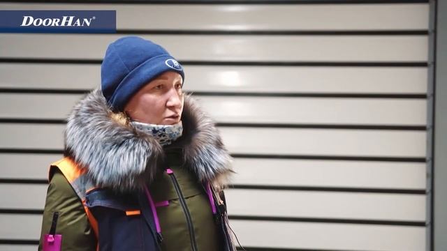 Отзыв о продукции. Скоростные спиральные ворота для жилых комплексов