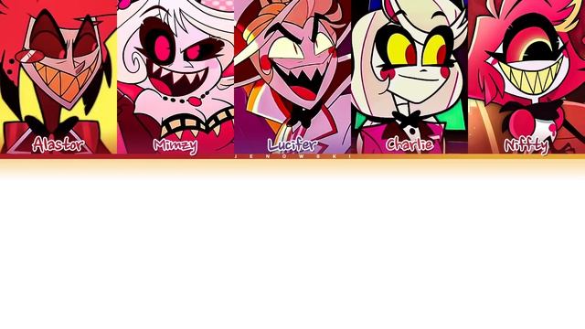 Hazbin Hotel - 'Hell’s Greatest Dad' (Color Coded Lyrics) - Jenowski (1080p, h264)
