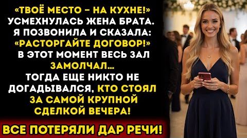 Истории из жизни: «Твоё место на кухне!» — сказали мне на свадьбе брата. Мой ответ стоил им миллион