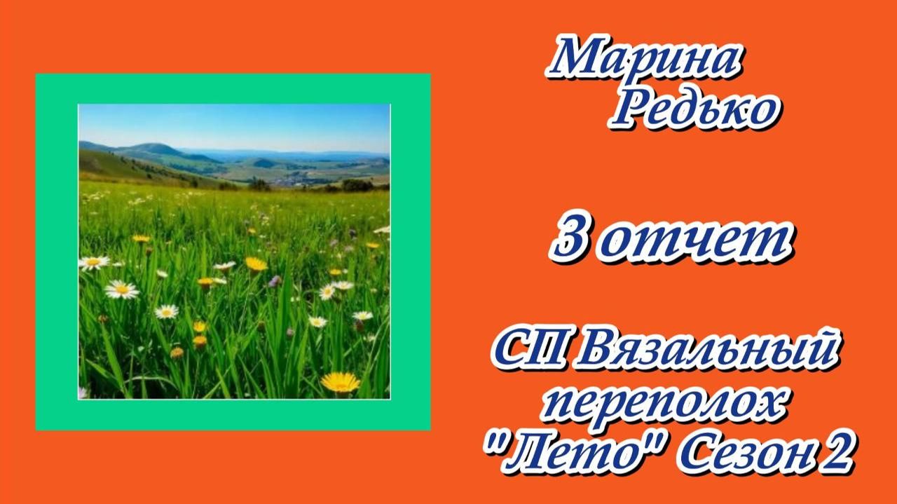СП "Вязальный переполох. Лето 2026" / 3 отчет