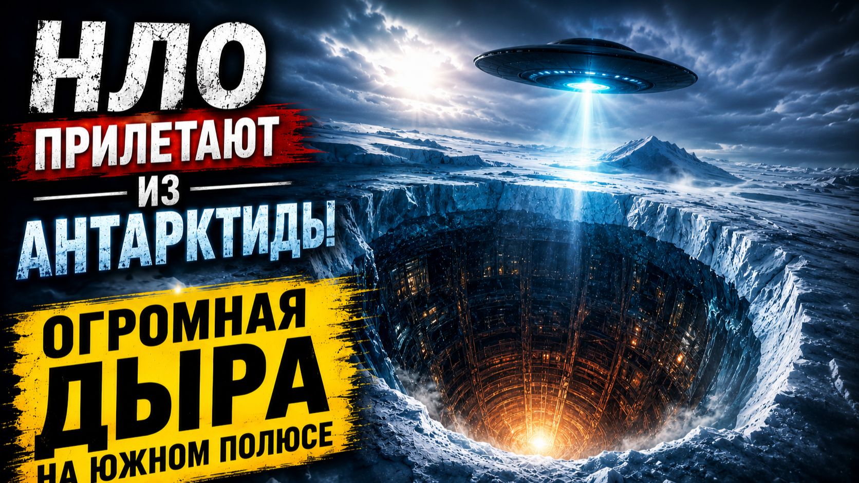 НЛО прилетают из Антарктиды - огромная дыра на южном полюсе | Awaken Zone