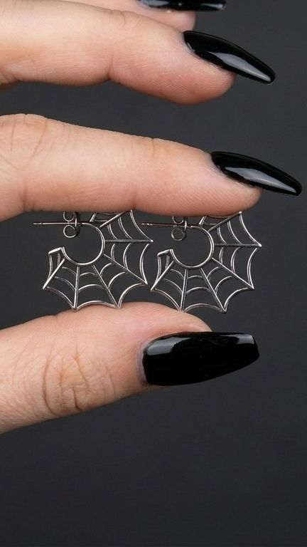 Серьги-пусеты "Паутинка" от StarfallShop