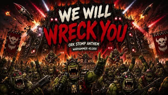 WE WILL WRECK YOU   Ork Stomp Anthem   Warhammer 40K