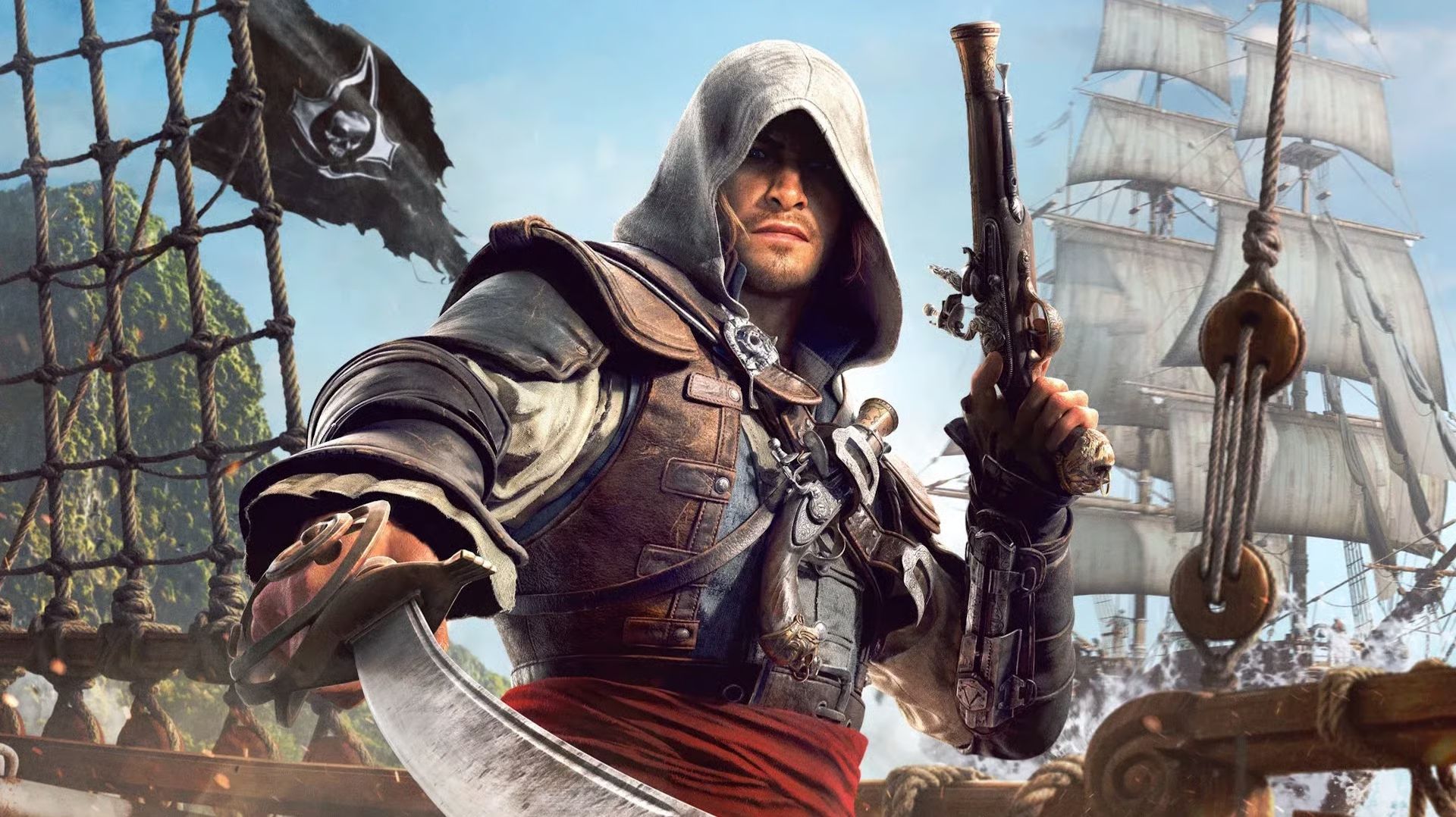 Йохохо и бутылка в ... 3 сложный режим Пробуем ремейк Assassin's Сreed Black Flag Resynced