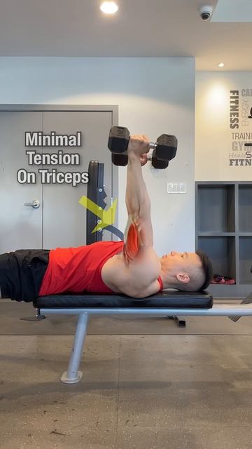 Lying Dumbbell Tricep Extension Французский жим гантелей лежа