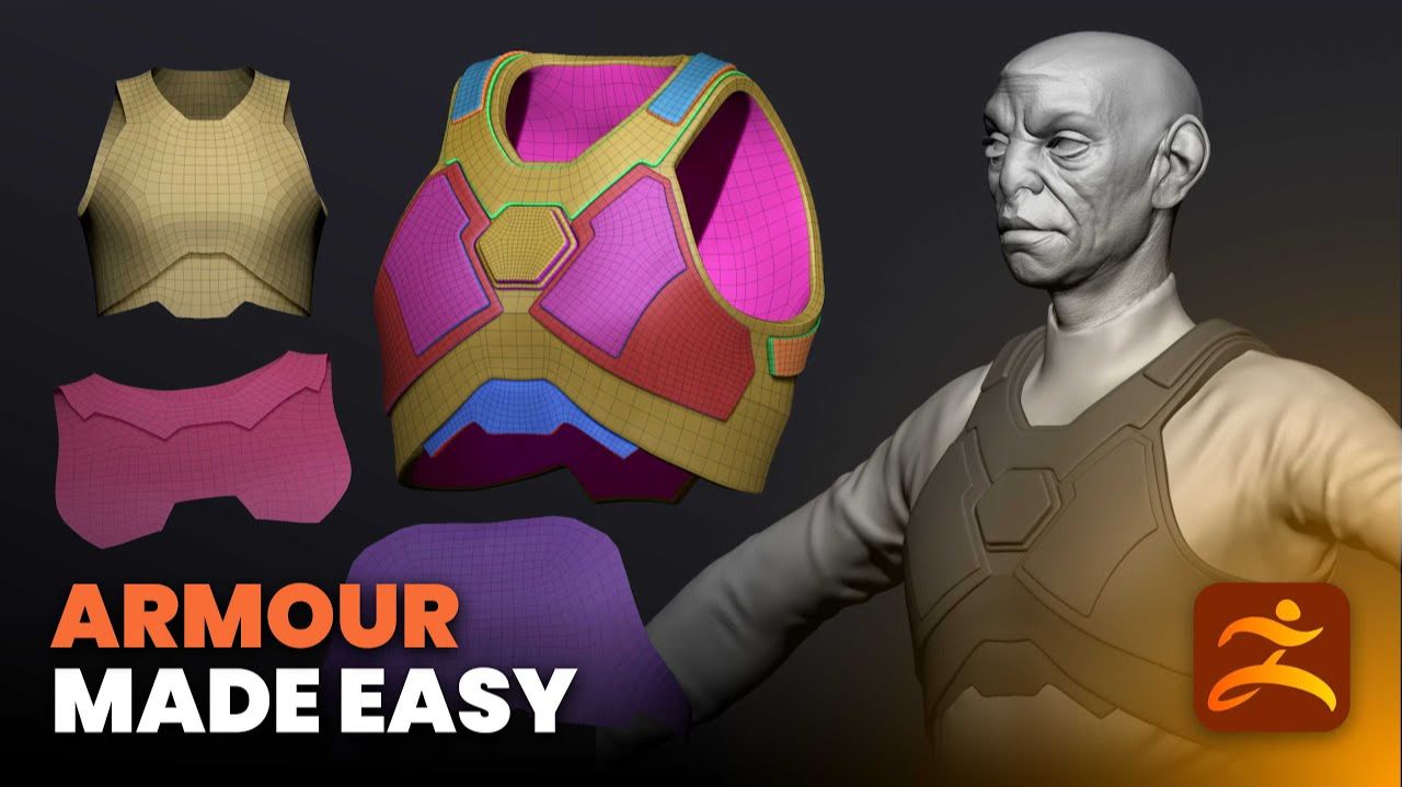Создаем Sci-Fi броню в ZBrush: Быстрые и безупречные техники!