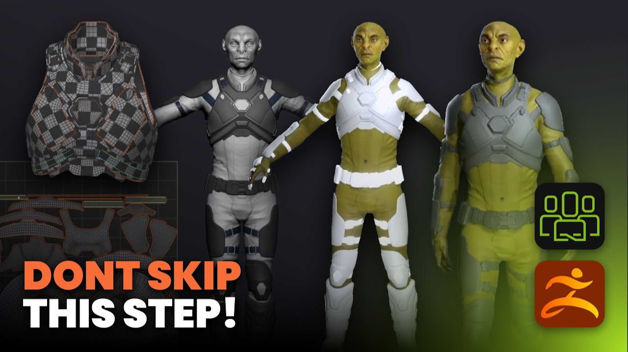 Финподготовка к текстурированию: Безупречная интеграция персонажа из ZBrush в Character Creator 5
