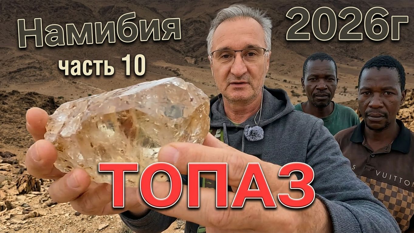 часть 10. в поисках топаза. намибия #топаз #намибия