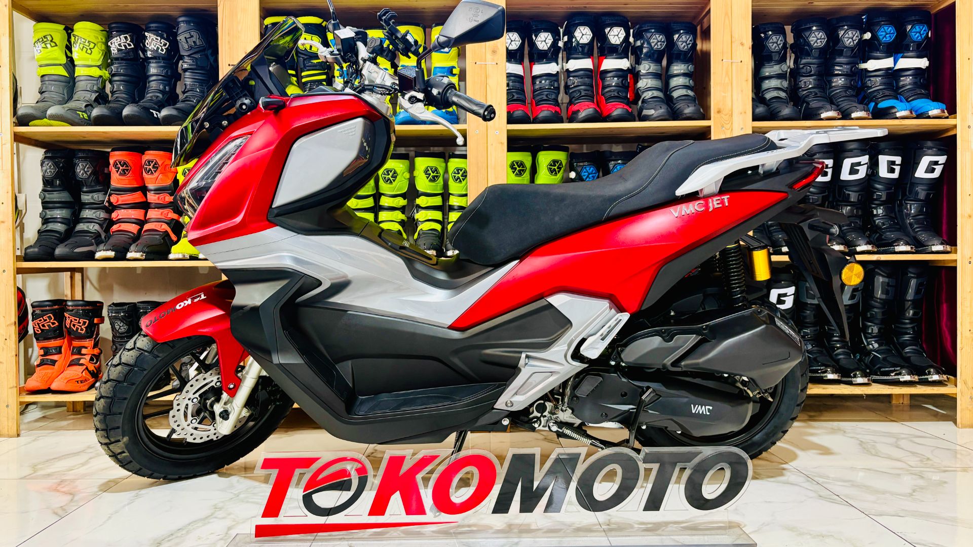 Скутер VMC JET ТY50QT-77H 49см3 СЕРИЯ T1700 (MATT RED)