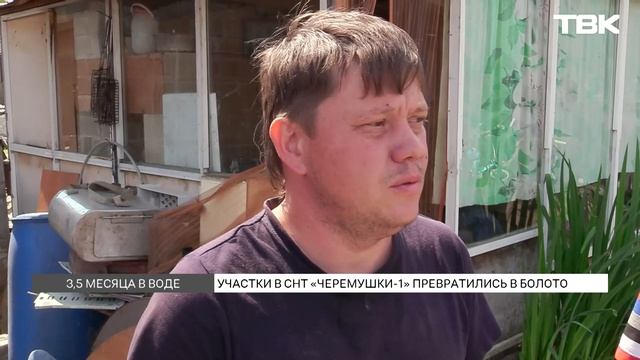 Более 3 месяцев вода топит СНТ «Черемушки-1» в Красноярске