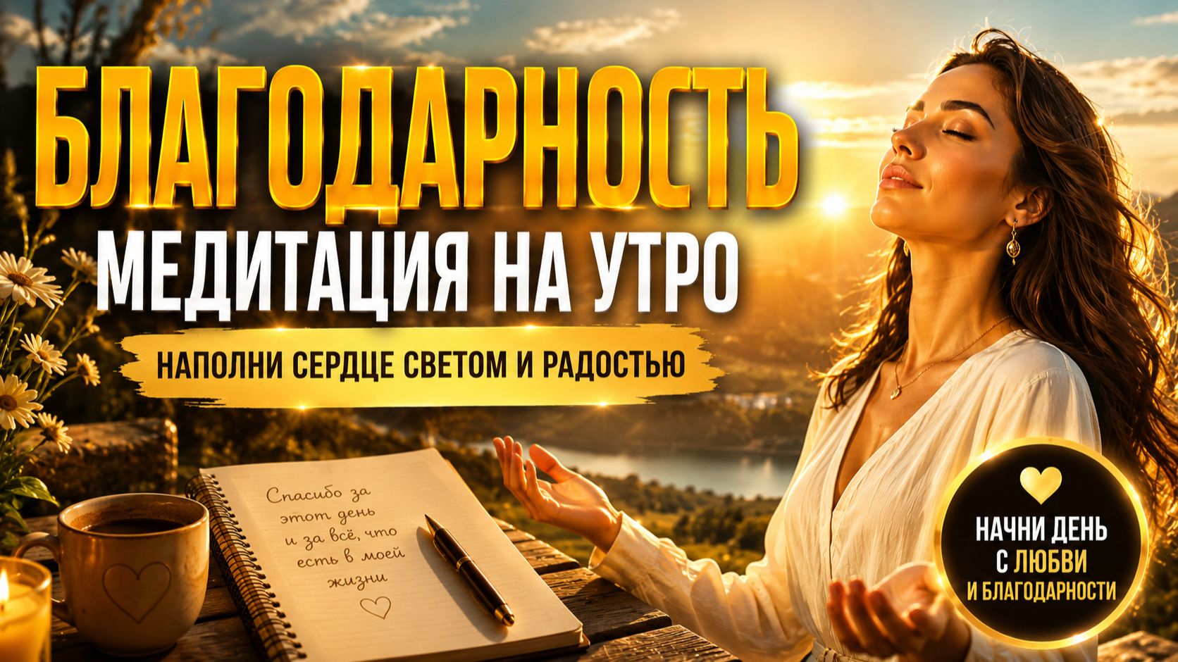 🙏 Начни день с Благодарности | 10 минут, которые изменят твое утро | Медитация