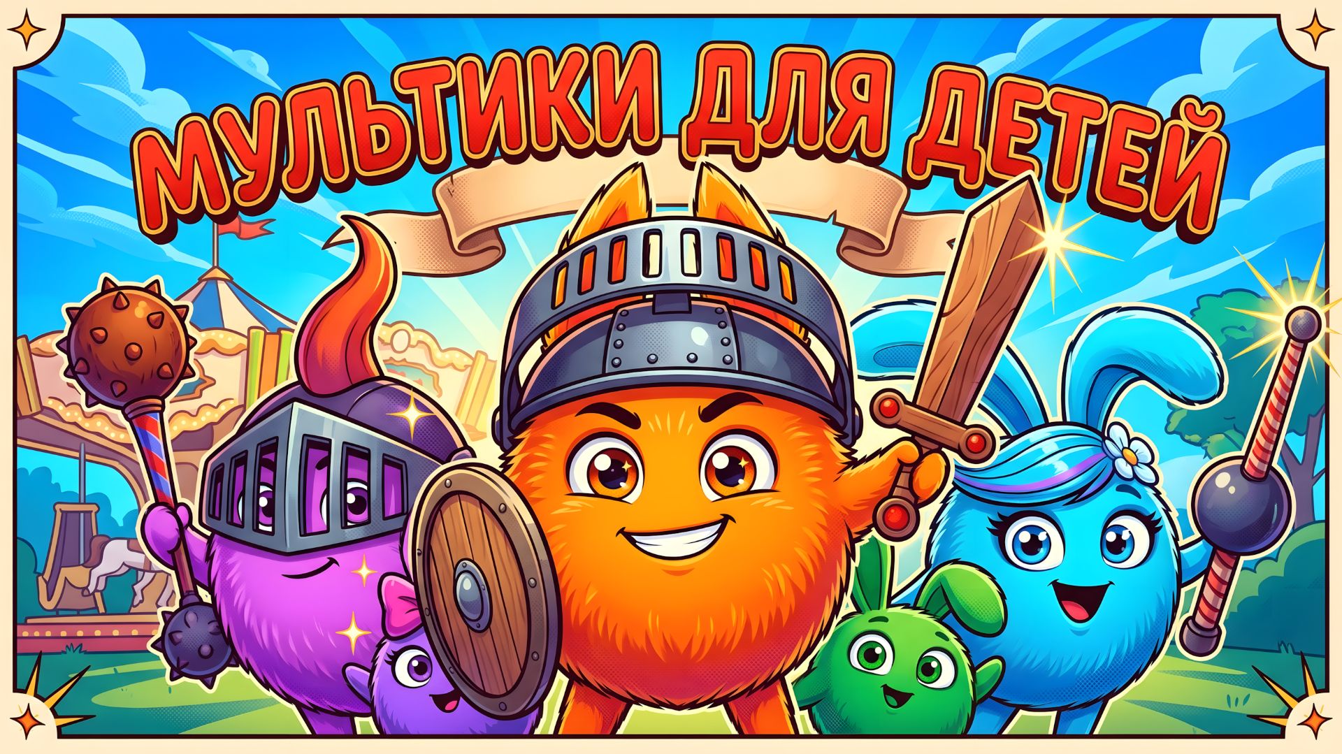 🤩Смешные мультфильмы для детей. Мультики для детей.