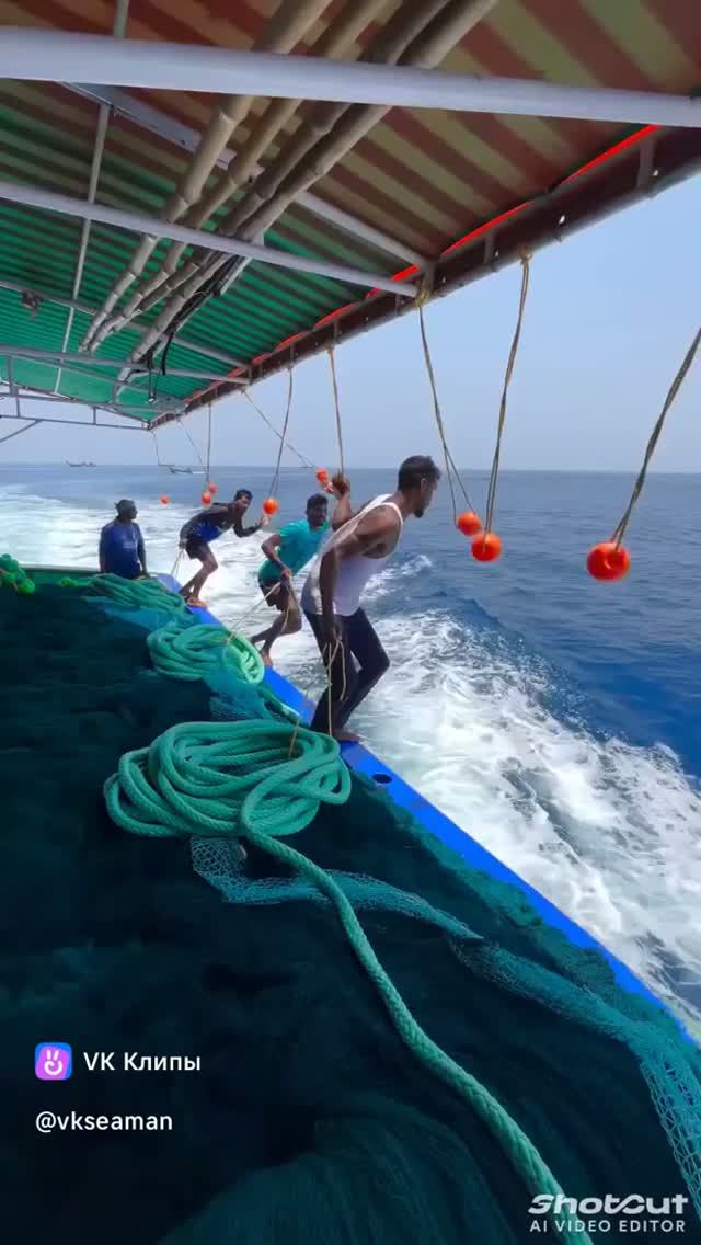 Работа рыбаков