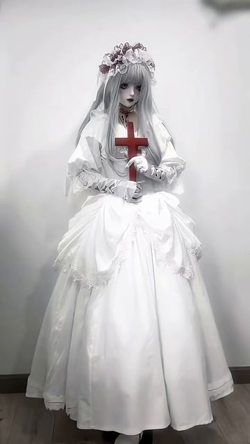 White Gothic Kigurumi Doll