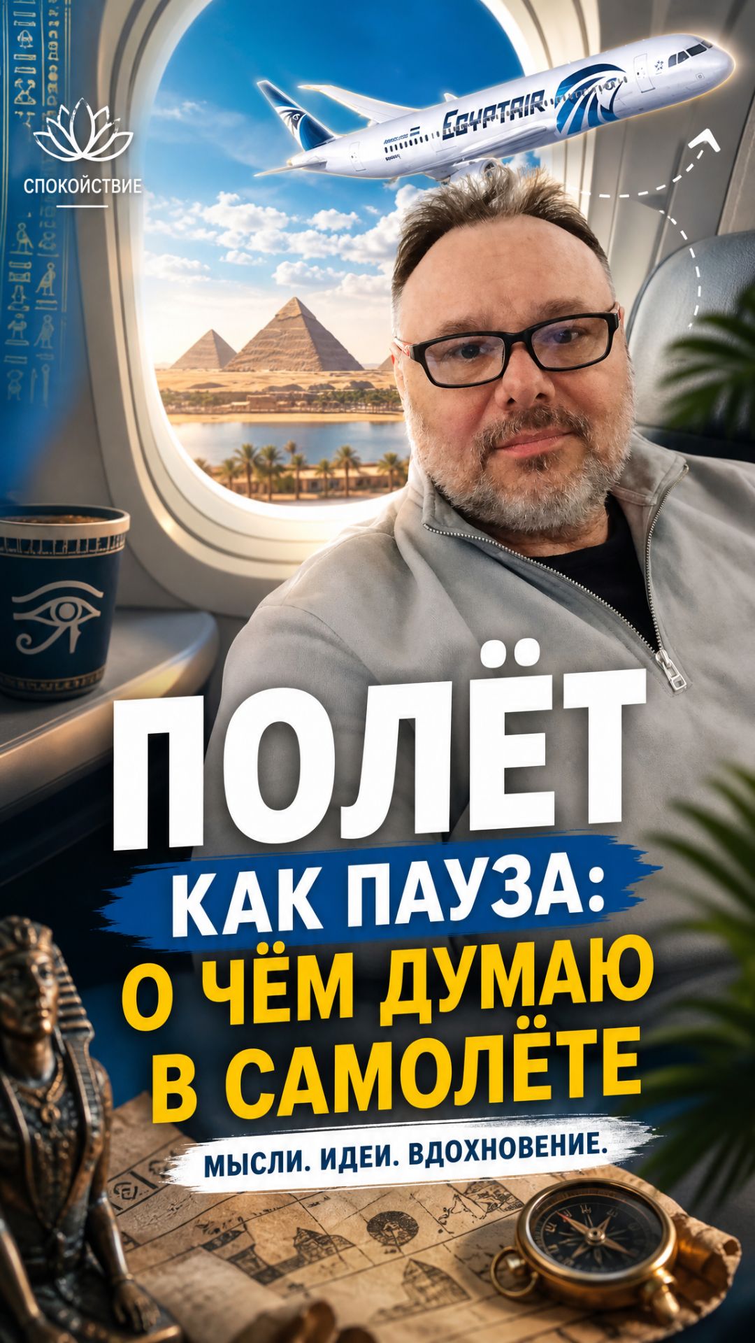 Тишина над облаками: личные размышления в полёте