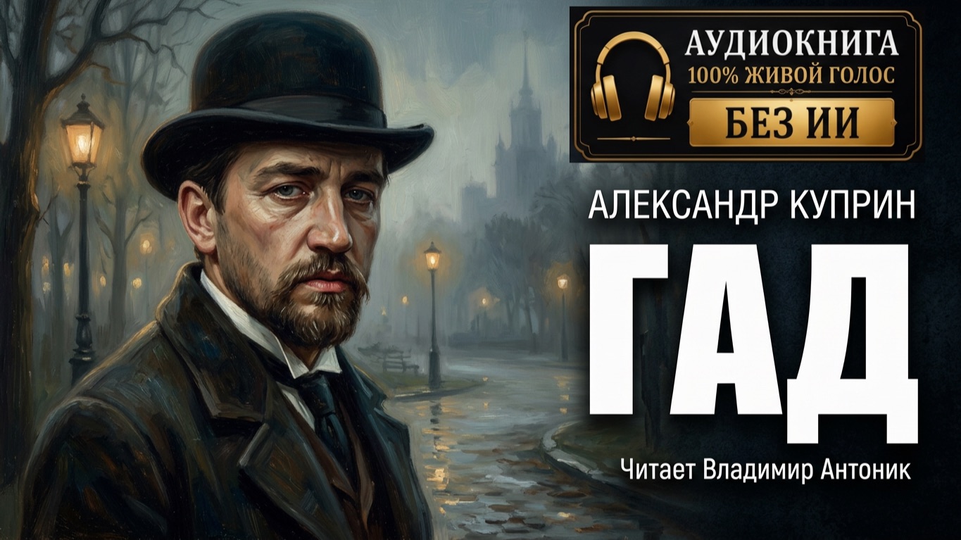 «Гад». А.И. Куприн. Читает Владимир Антоник. Аудиокнига