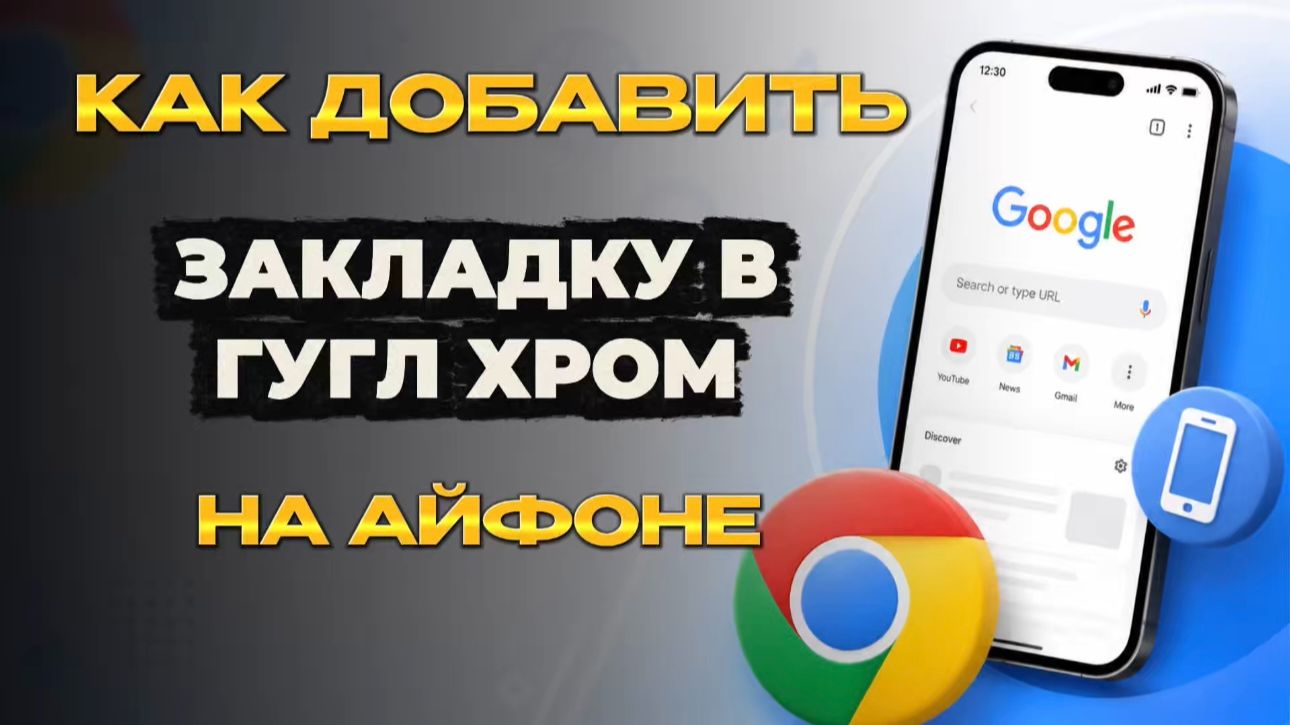 Как добавить закладку в гугл хром на айфон?