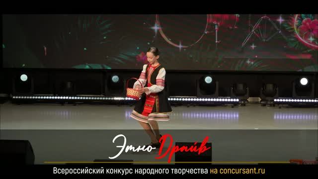 Молдавский танец «Корзинка винограда». Терещенкова Кира  – "ЭтноДРАЙВ"