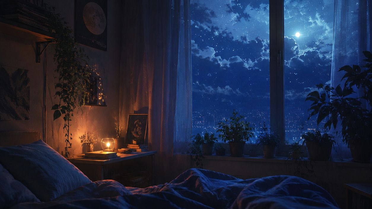 Парящая, пространственная, утешающая музыка в жанре Sleepcore.