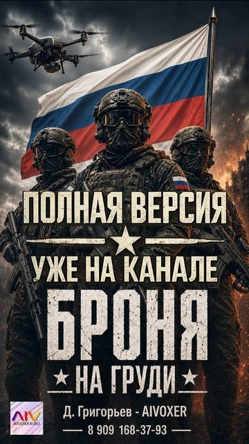 Броня на груди | Своих не бросаем | Патриотическая песня | AIVOXER