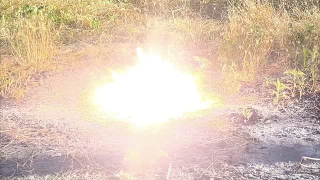 Страйкбольные гранаты Беркут, 5.45, 7.62. Взрывы!