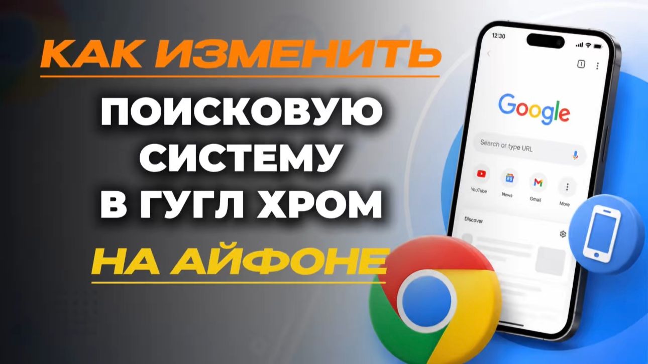 Как изменить поисковую систему в гугл хром на айфон?