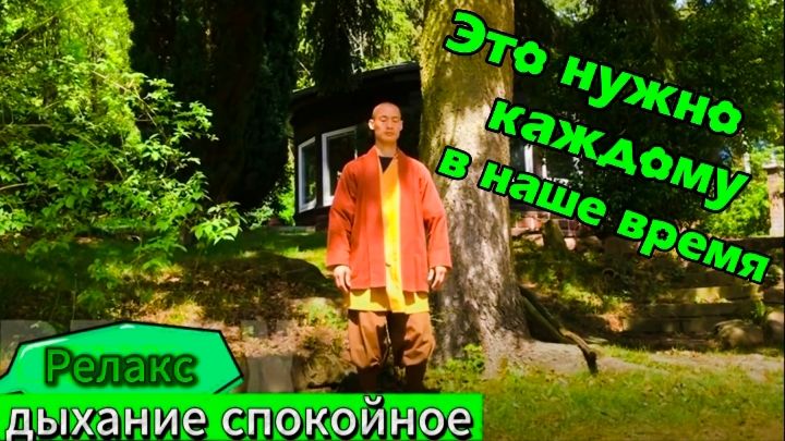 «Шаолиньский секрет спокойствия: дыхание для расслабления и здоровья (7 минут)»🛕От монаха Шаолинь.